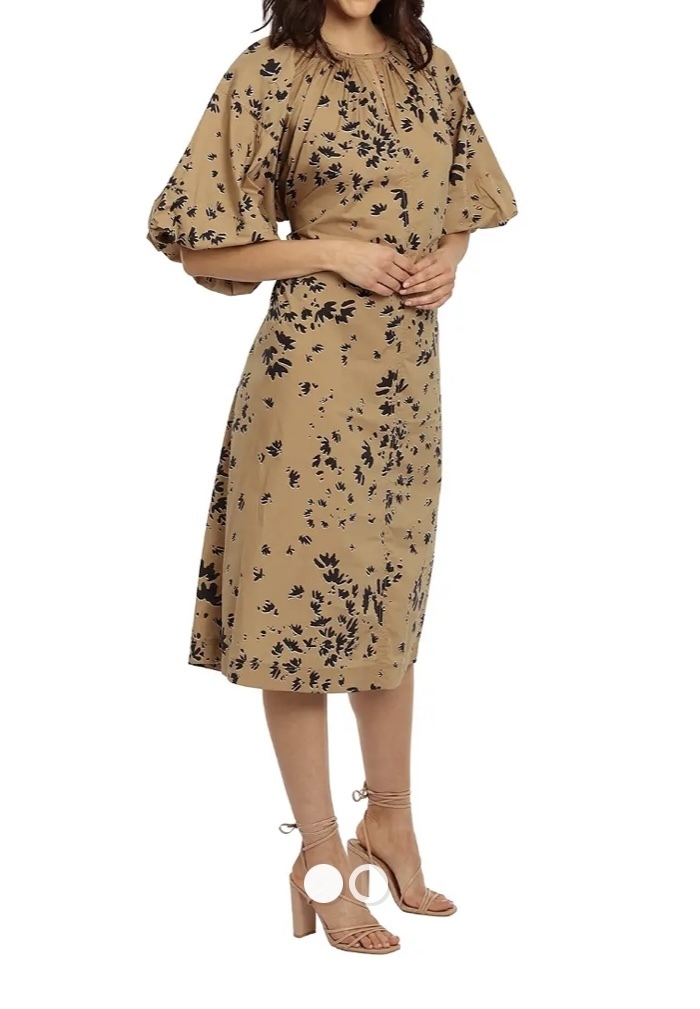 CAMILLA AND MARC Capri Print Midi Dress $499 retail - AirRobe