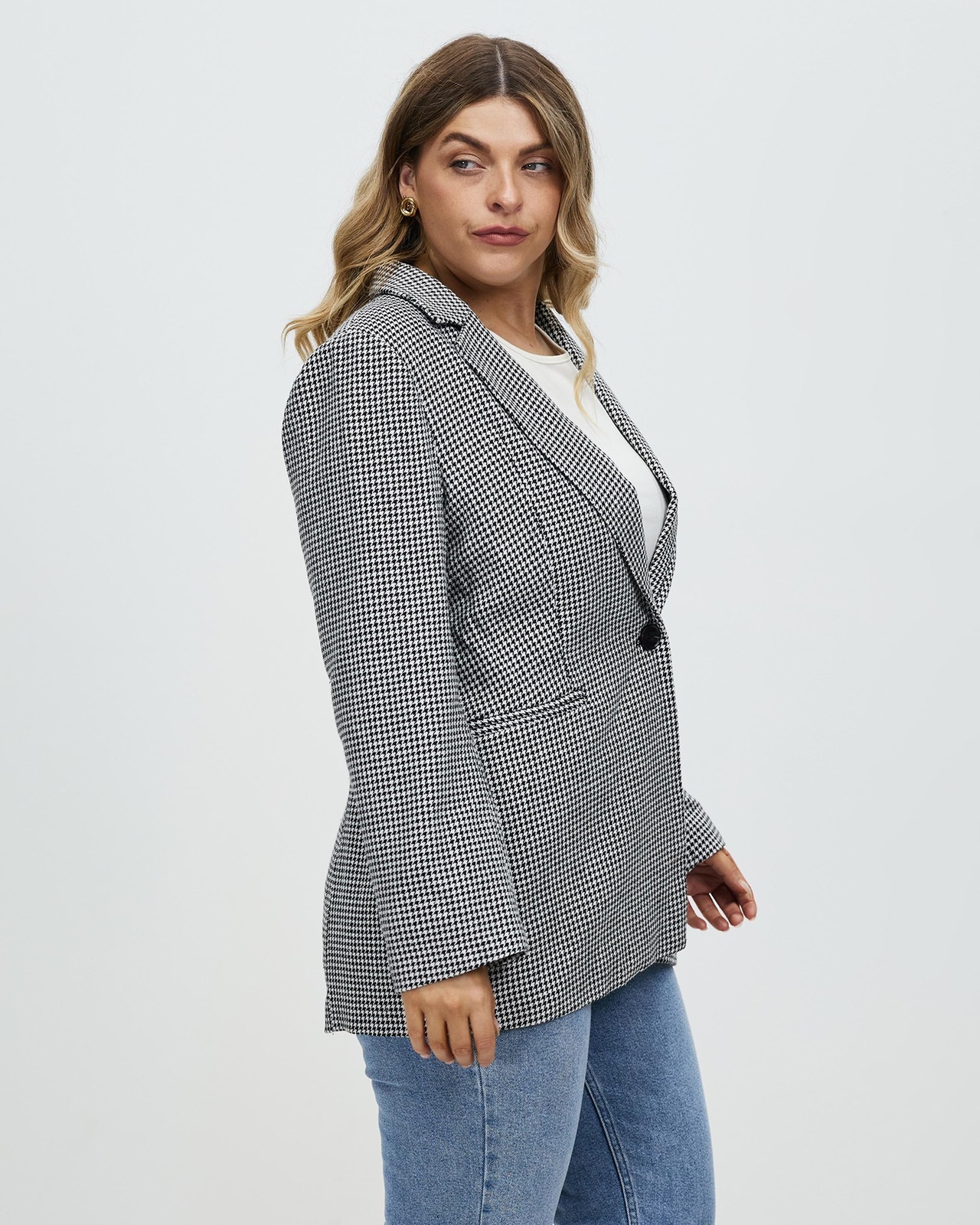 Sharon Wool Blend Blazer - AirRobe
