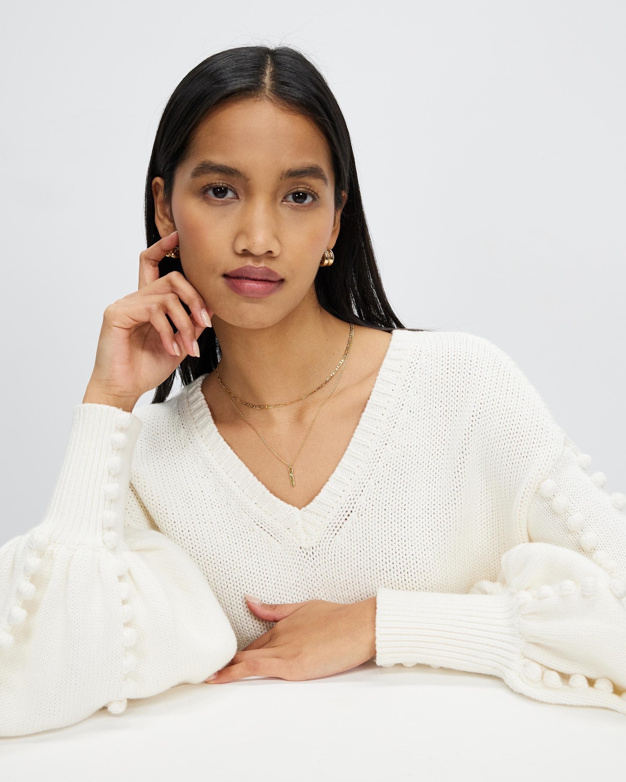 Orelia London Molten Bar 2 Row Necklace - AirRobe