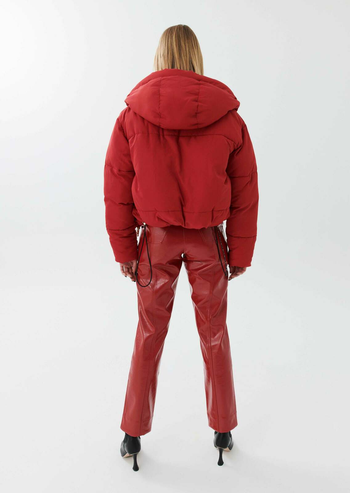 P.E Nation GOALSIDE PUFFER JACKET IN CHILLI - AirRobe