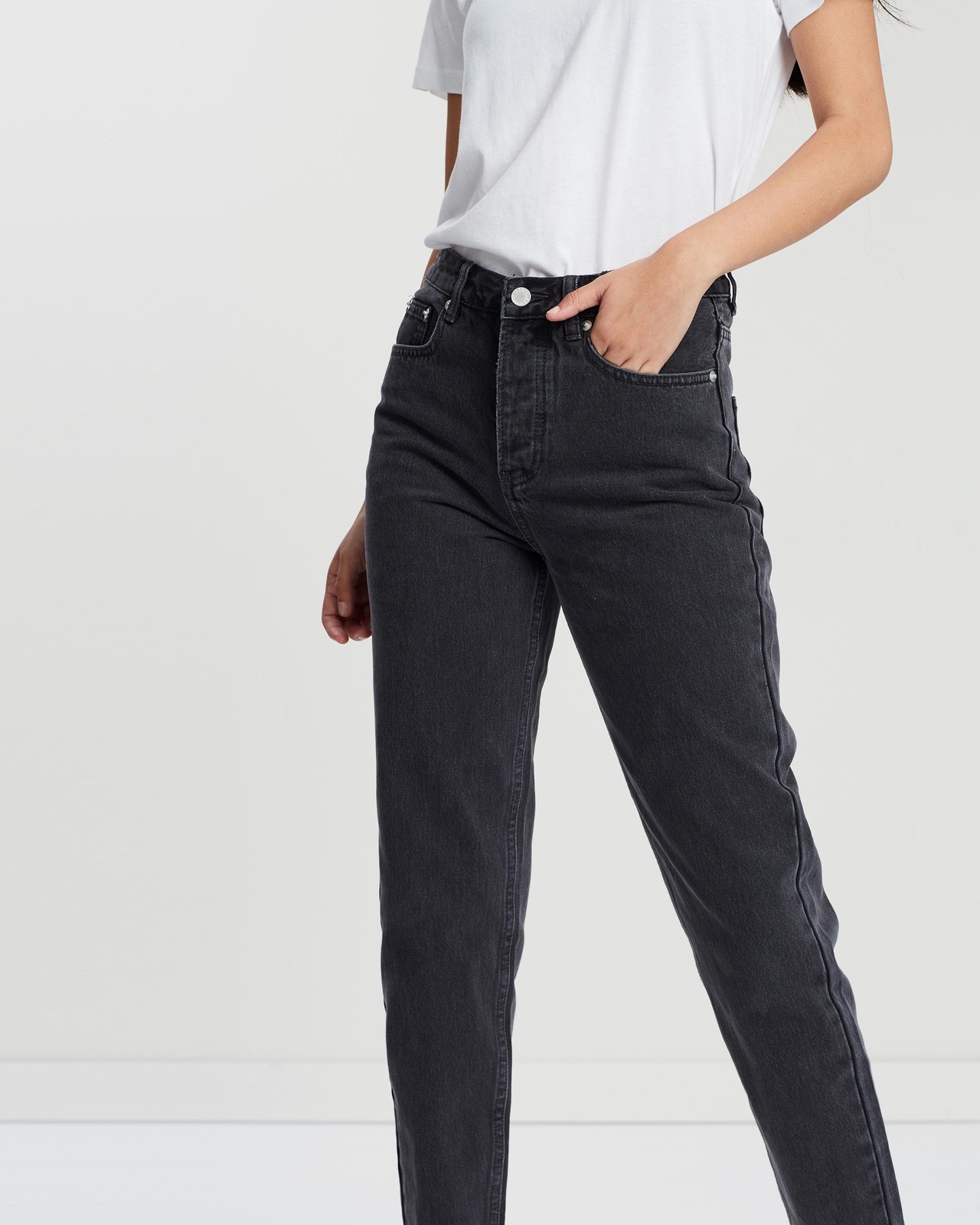 Assembly Label High Waist Rigid Jeans - AirRobe
