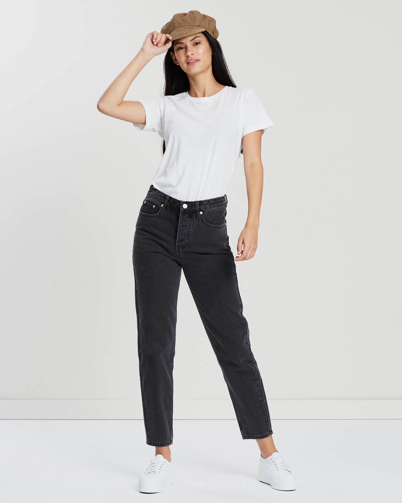 Assembly Label High Waist Rigid Jeans - AirRobe