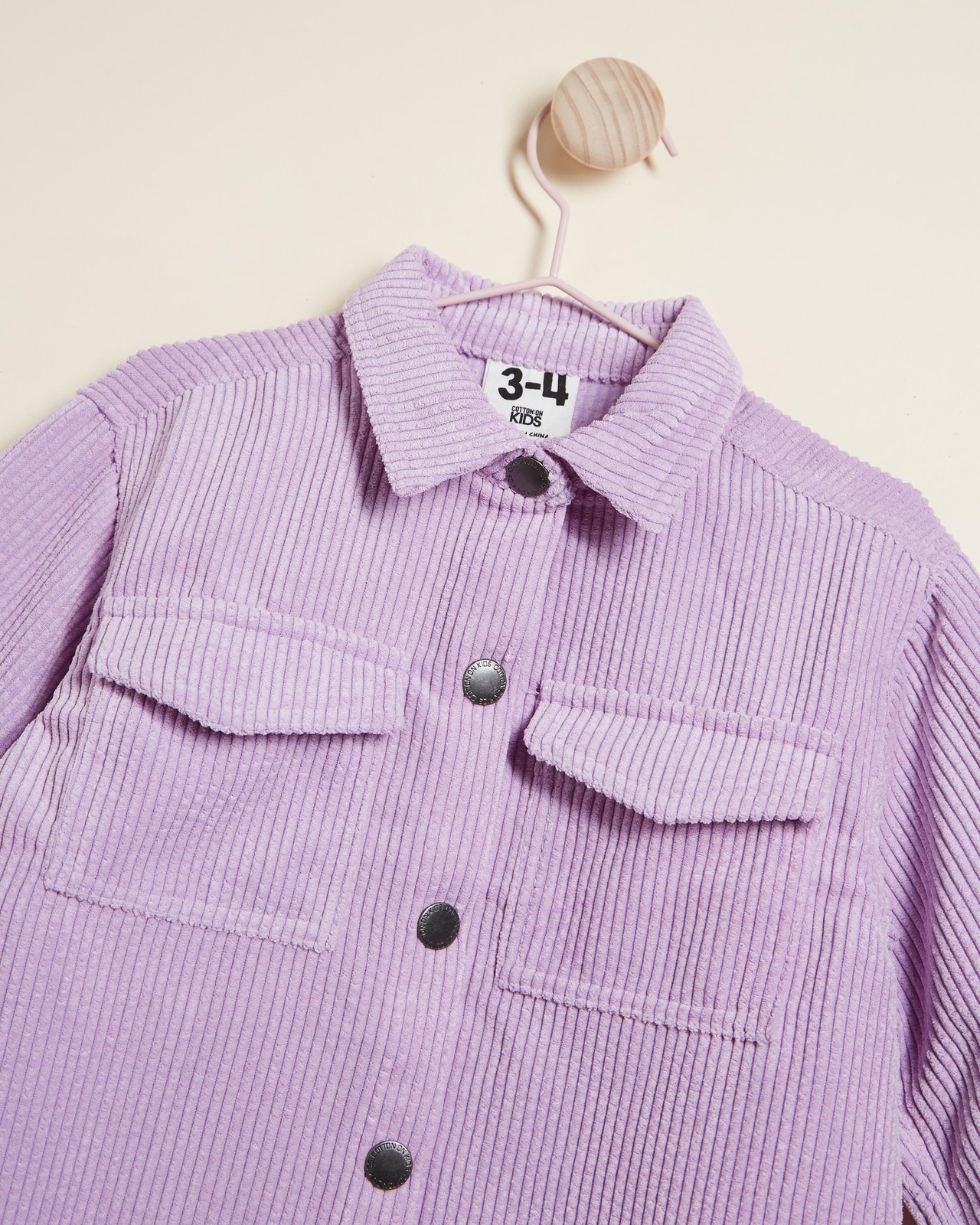 Cotton On Kids Polly Cord Shacket - Kids-Teens - AirRobe