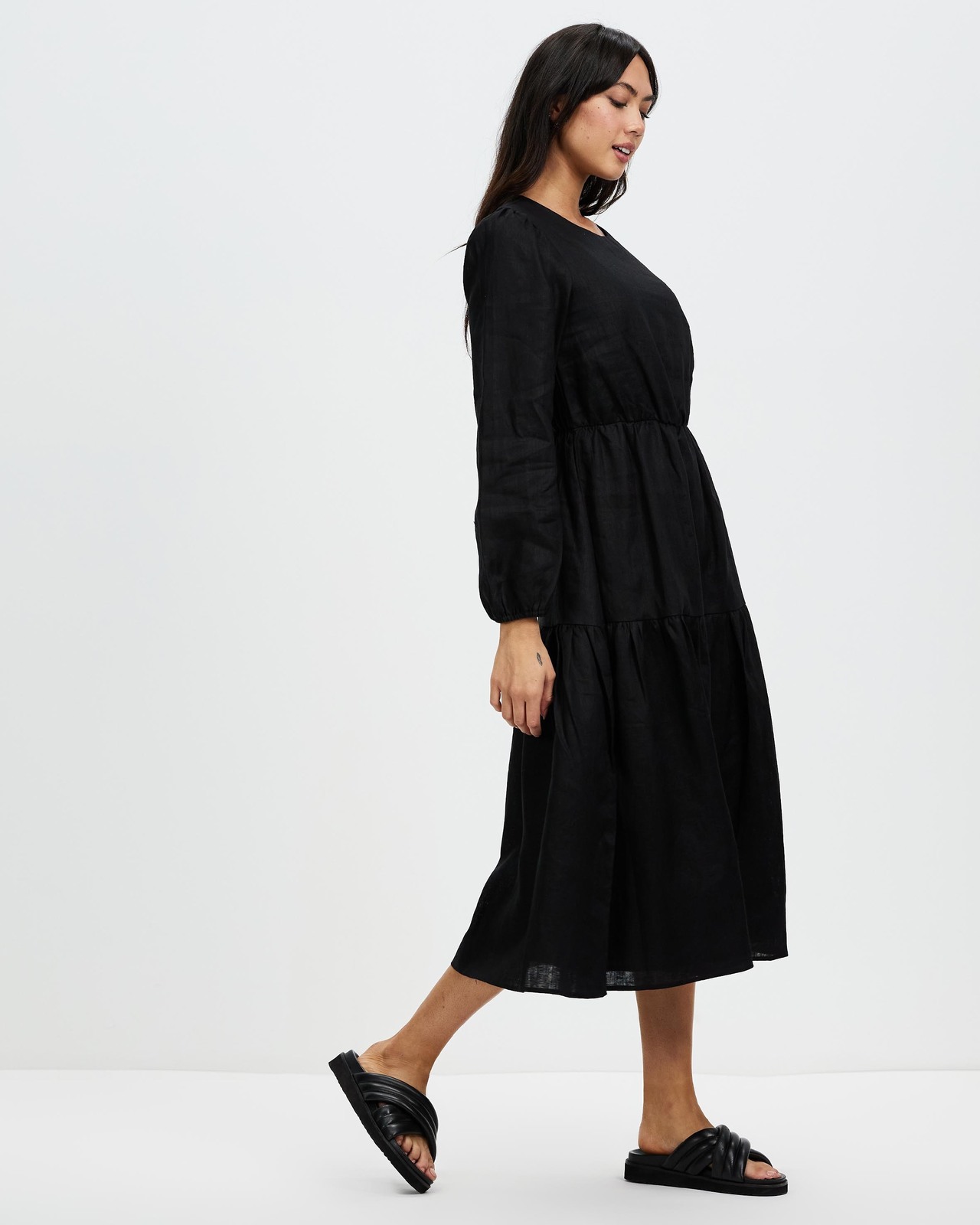 Tiered Midi Dress Airrobe