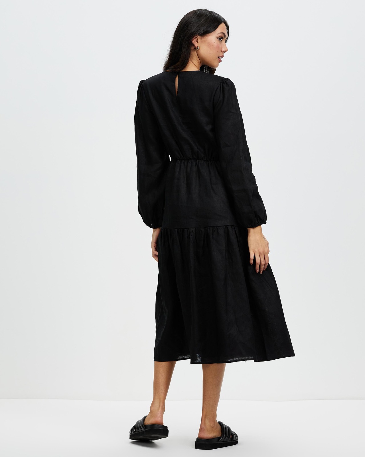 Tiered Midi Dress Airrobe