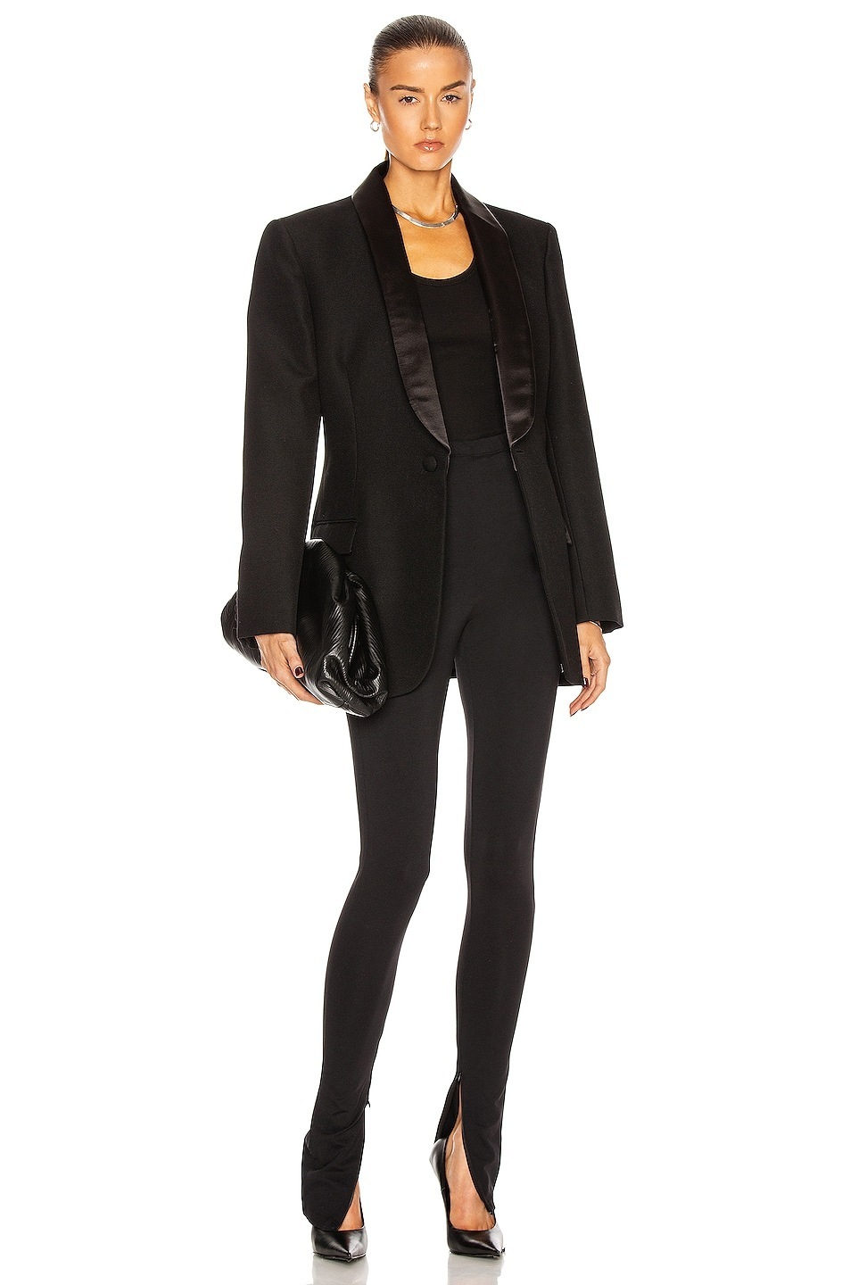 WARDROBE.NYC WARDROBE.NYC Ribbed Tank in Black - AirRobe