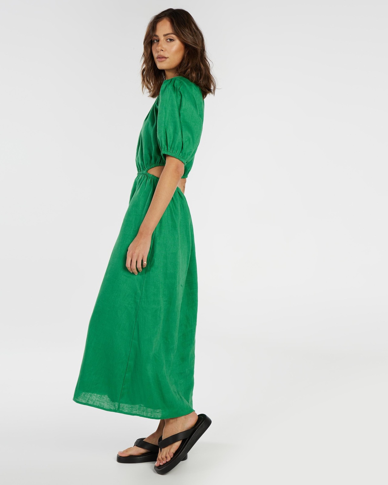 Aere Cut Out Maxi Dress Airrobe