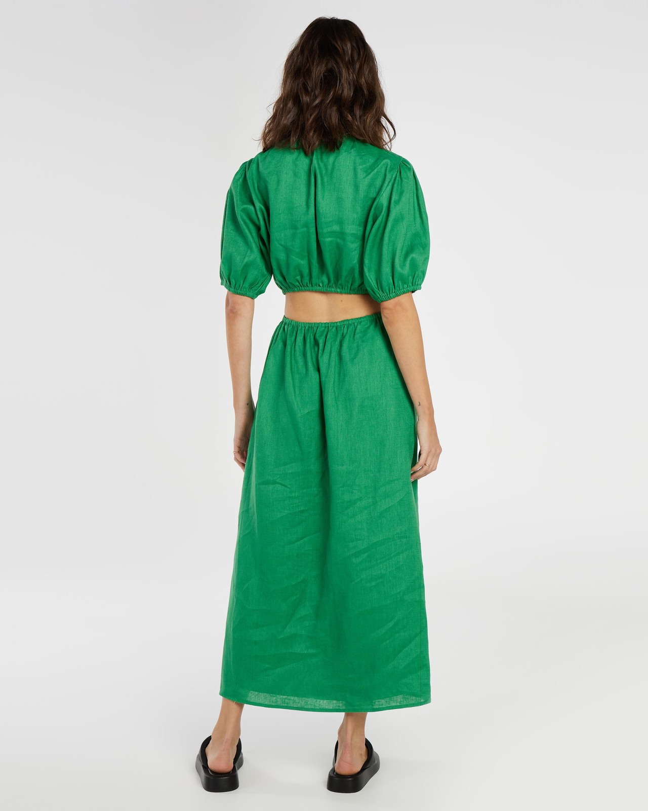 Aere Cut Out Maxi Dress Airrobe