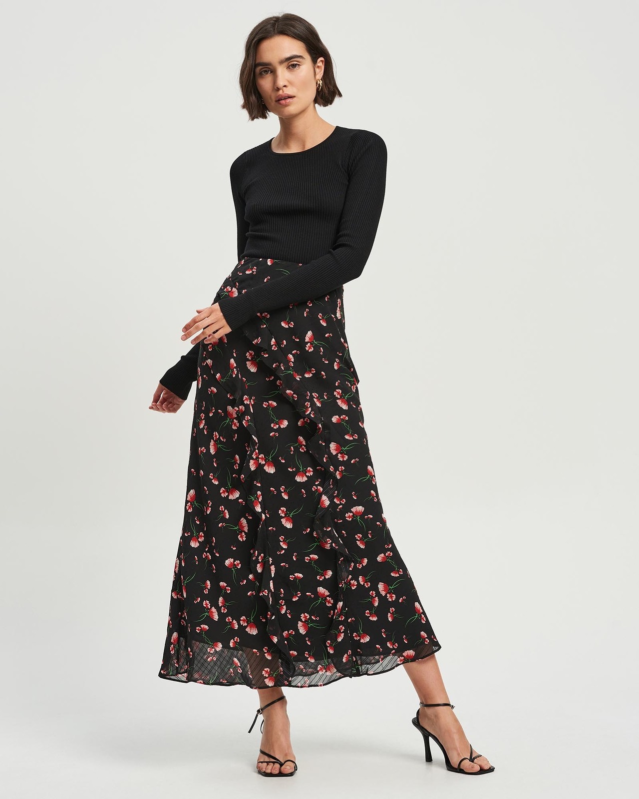 SAVEL Lyzie Ruffle Skirt - AirRobe