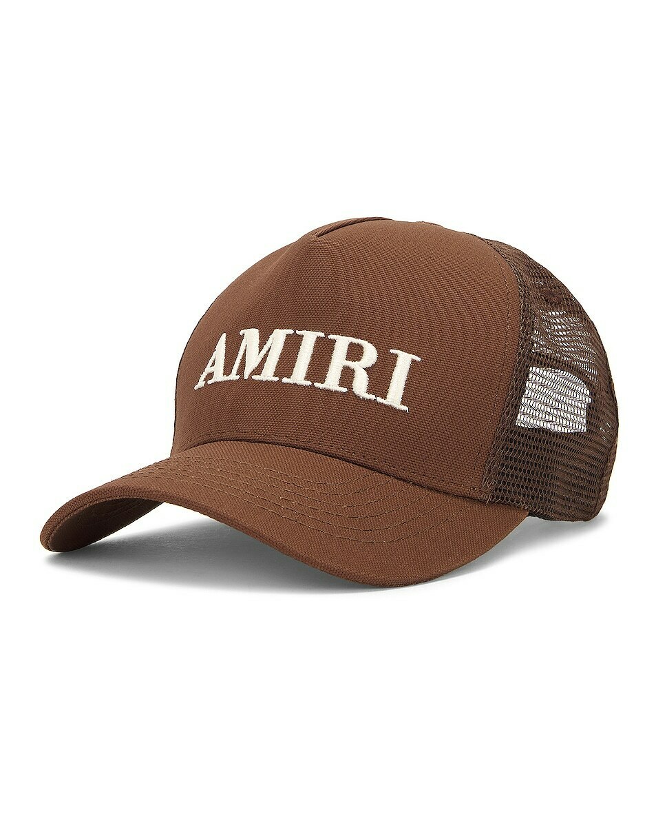 Amiri Amiri Logo Trucker in Demitasse - AirRobe
