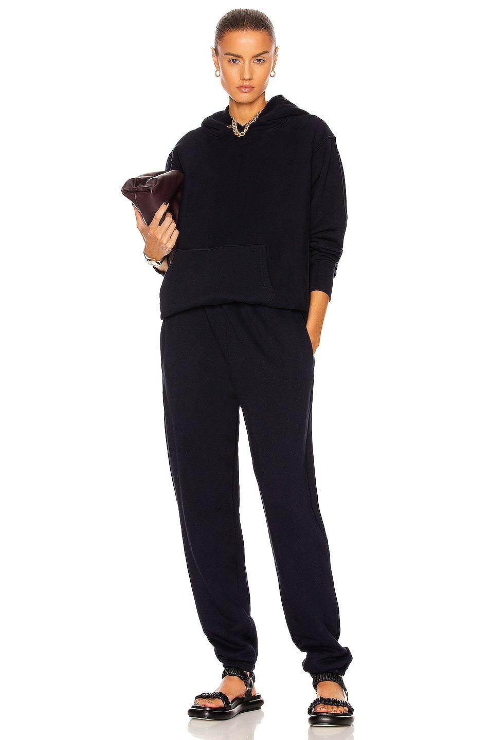 Les Tien Les Tien Classic Sweatpant in Navy - AirRobe