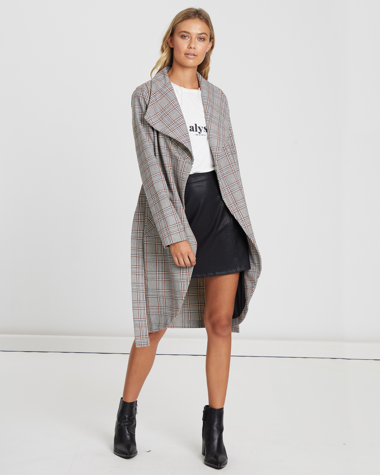 Thea Check Trench - AirRobe