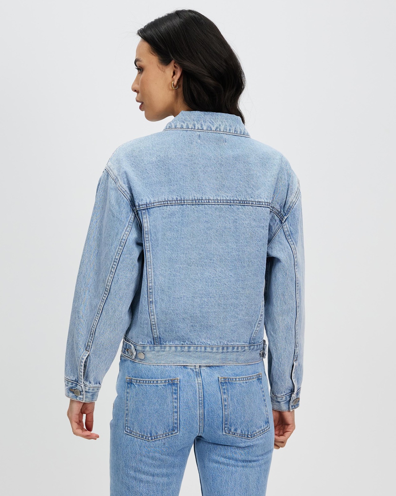 Assembly Label Relaxed Denim Jacket - AirRobe