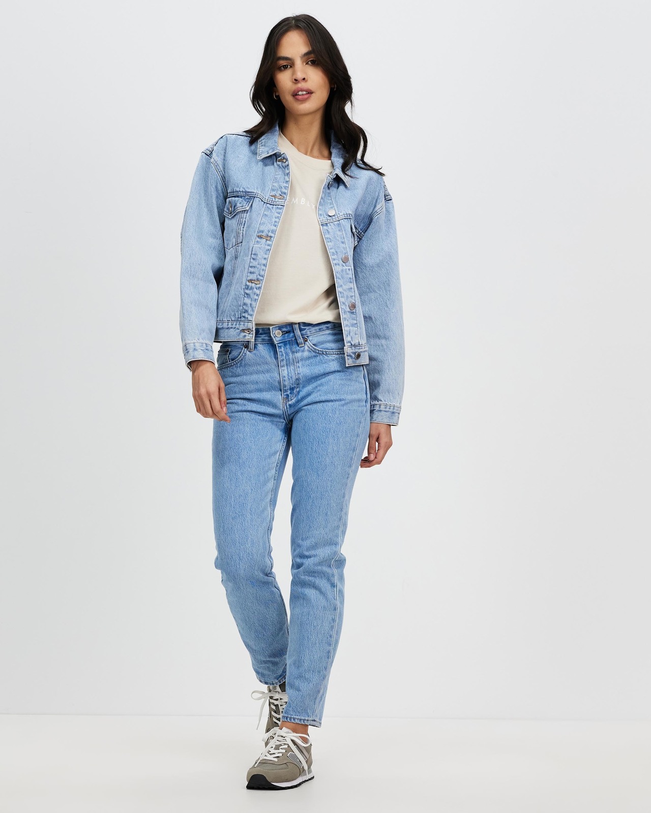 Assembly Label Relaxed Denim Jacket - AirRobe