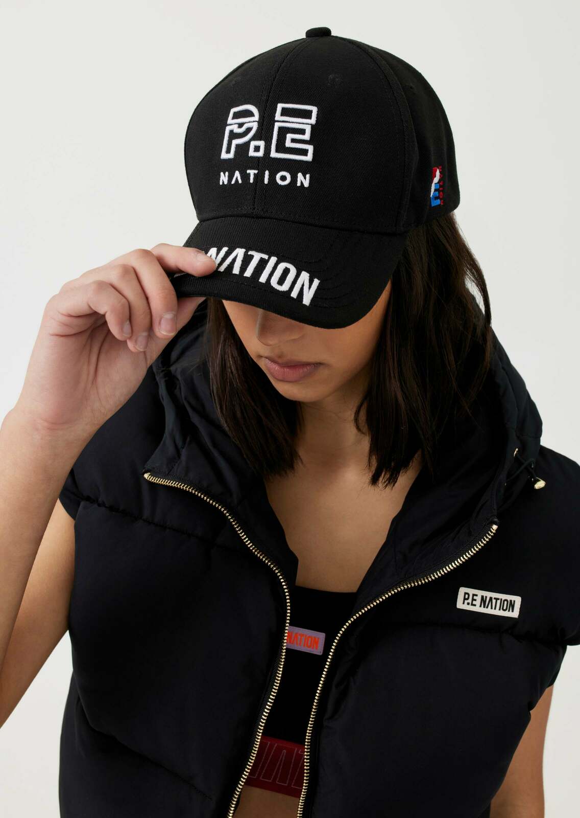 P.E Nation COURTSIDE CAP IN BLACK - AirRobe