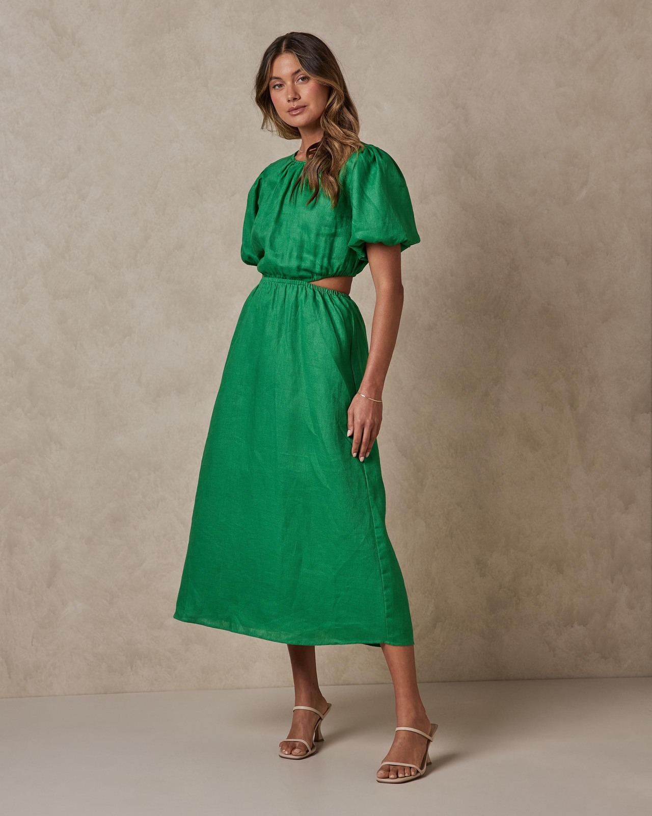 Aere Cut Out Maxi Dress Airrobe