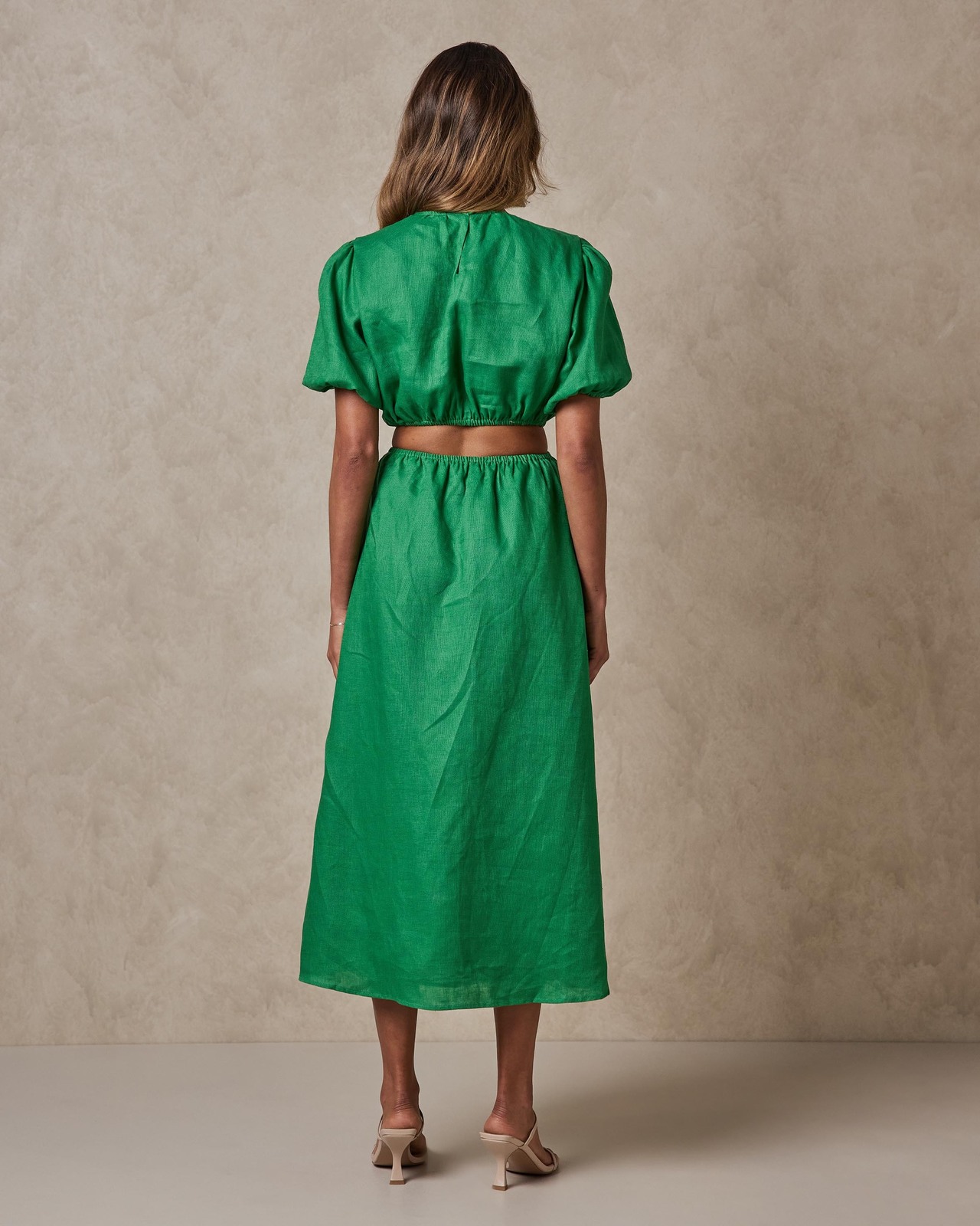 Aere Cut Out Maxi Dress Airrobe