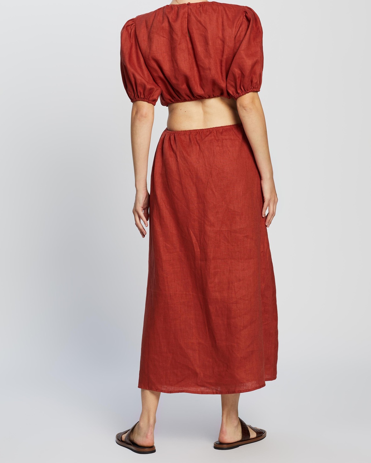 Aere Cut Out Maxi Dress Airrobe