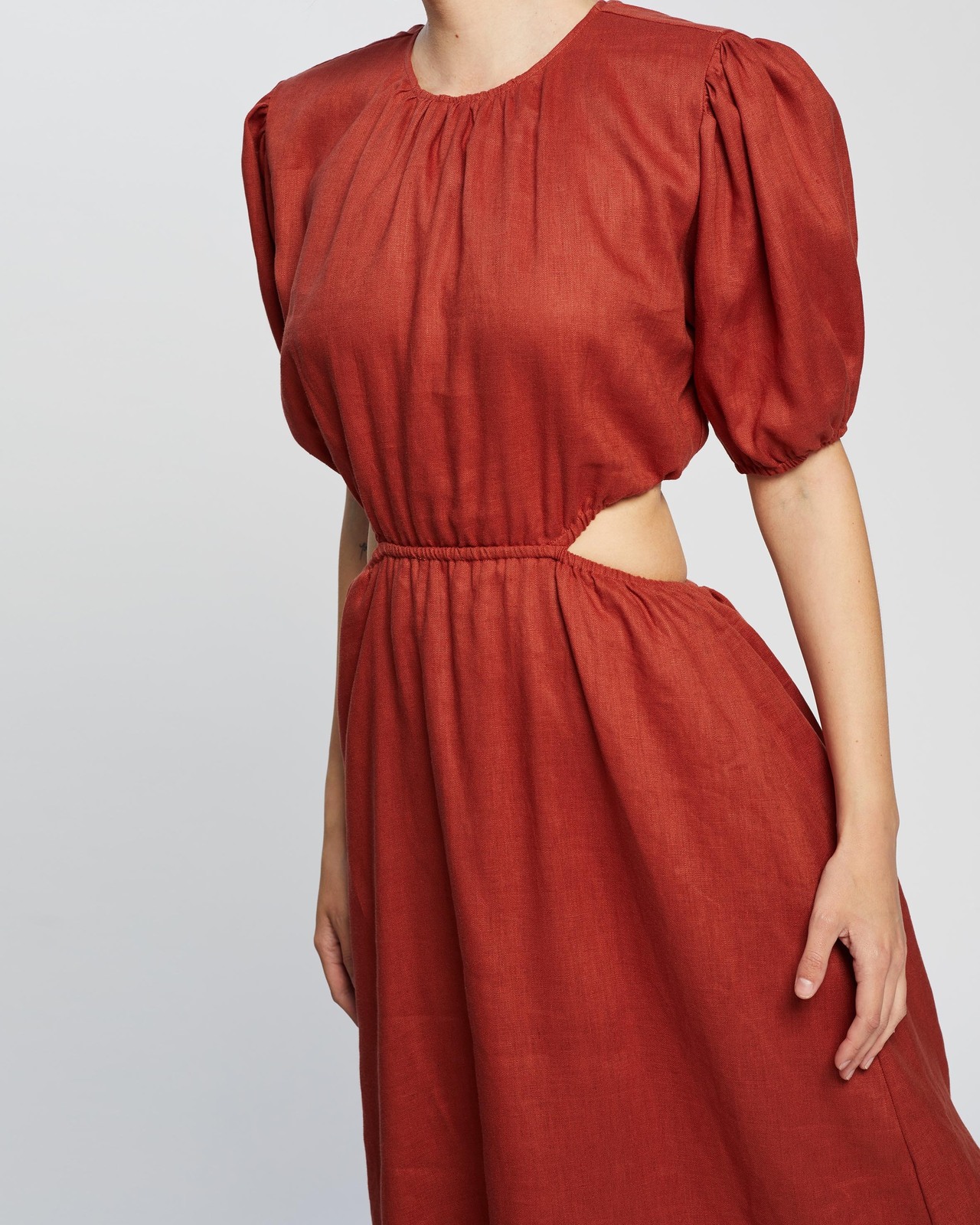 Aere Cut Out Maxi Dress Airrobe