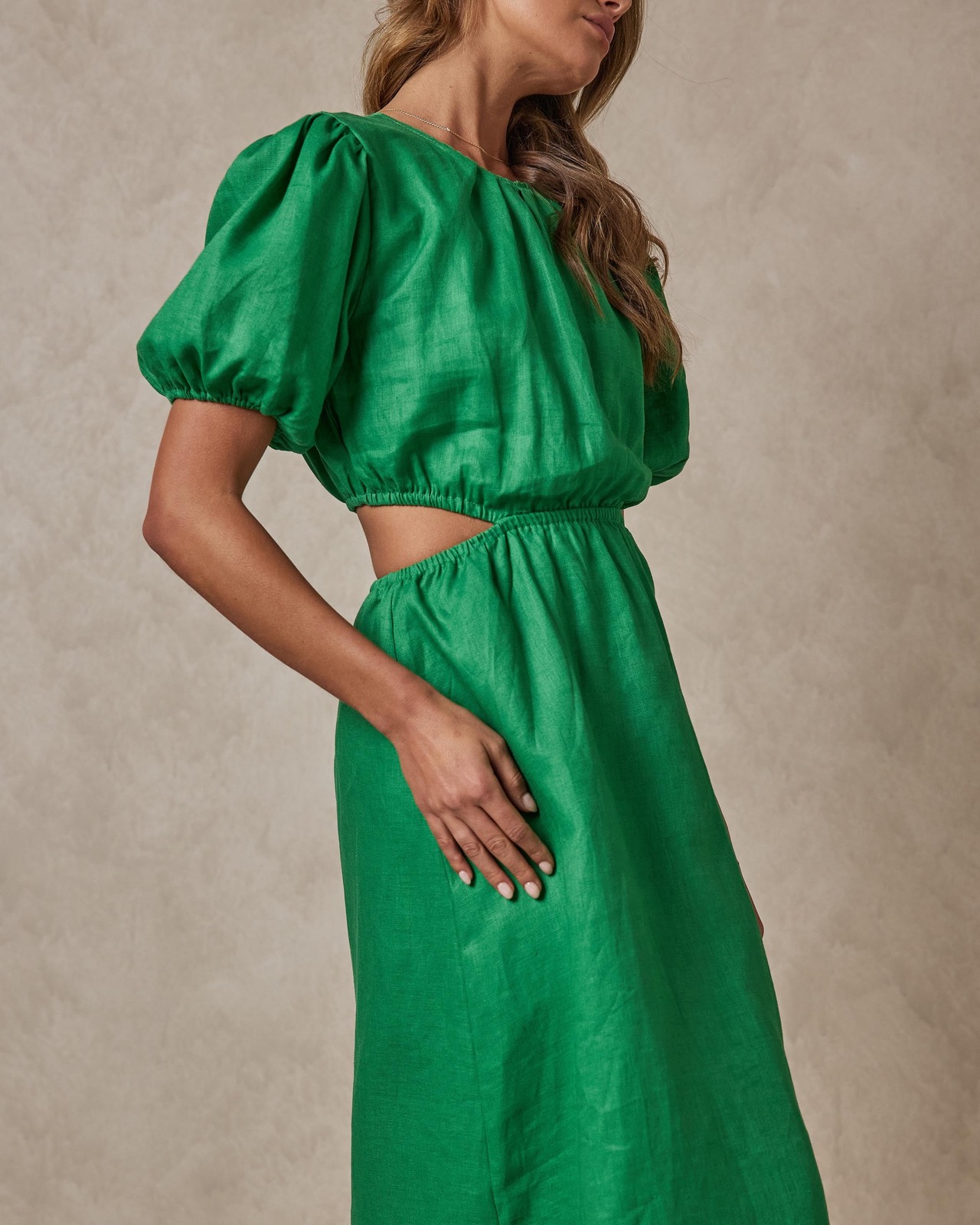 Aere Cut Out Maxi Dress Airrobe