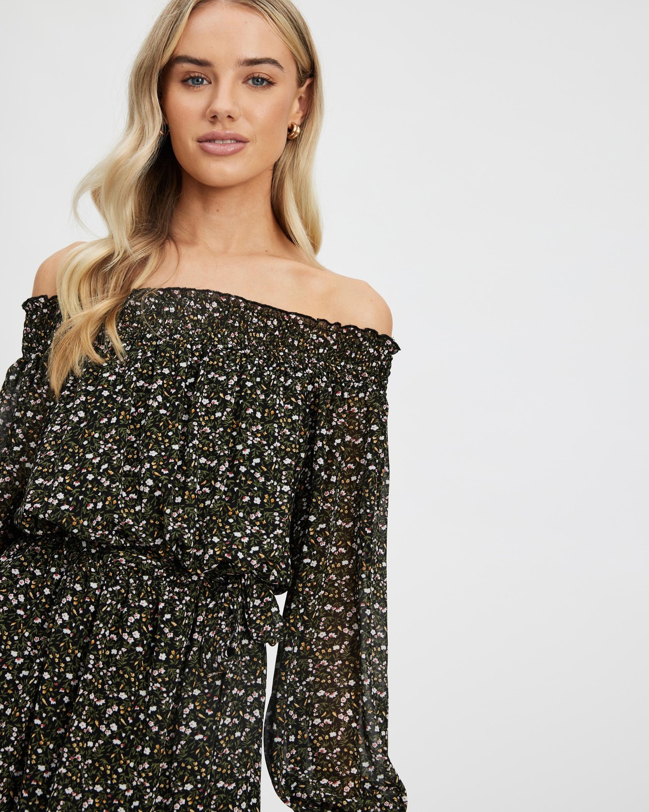 Atmos&Here Nikitta Off Shoulder Mini Dress - AirRobe