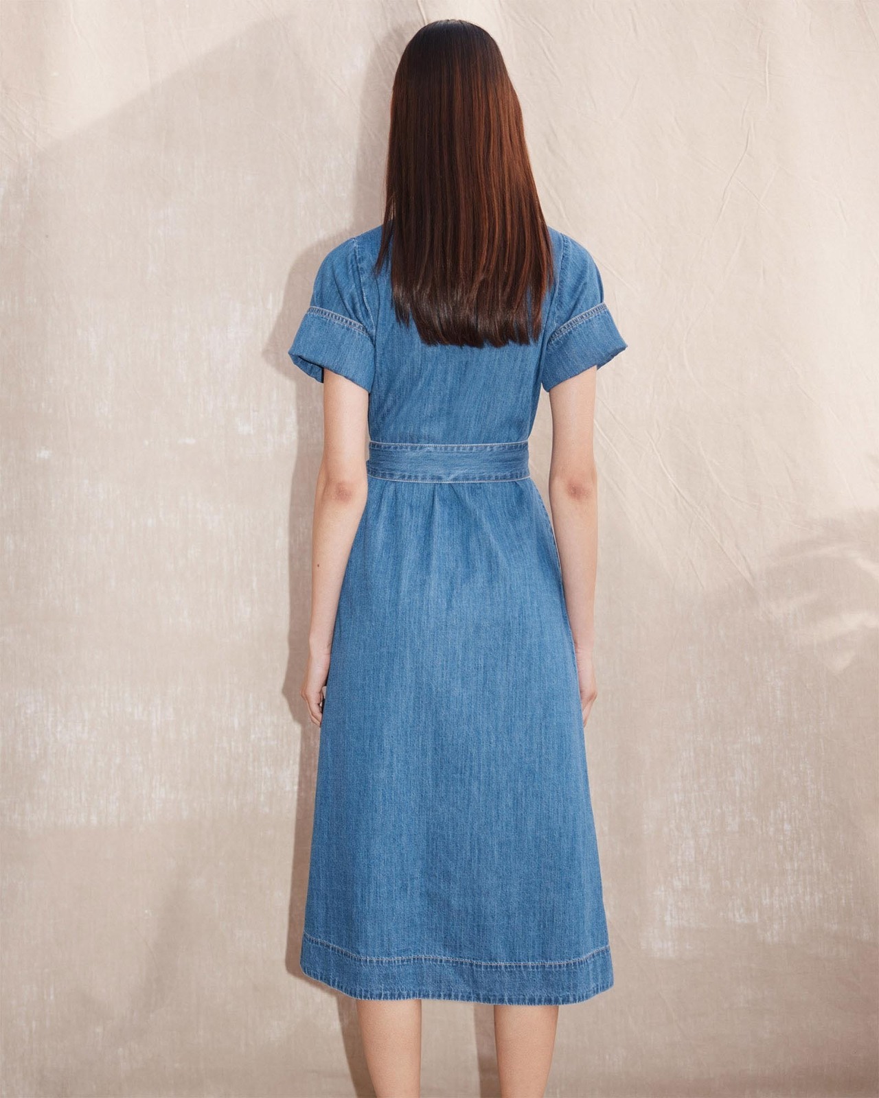Morrison Clover Denim Shirt Dress - AirRobe