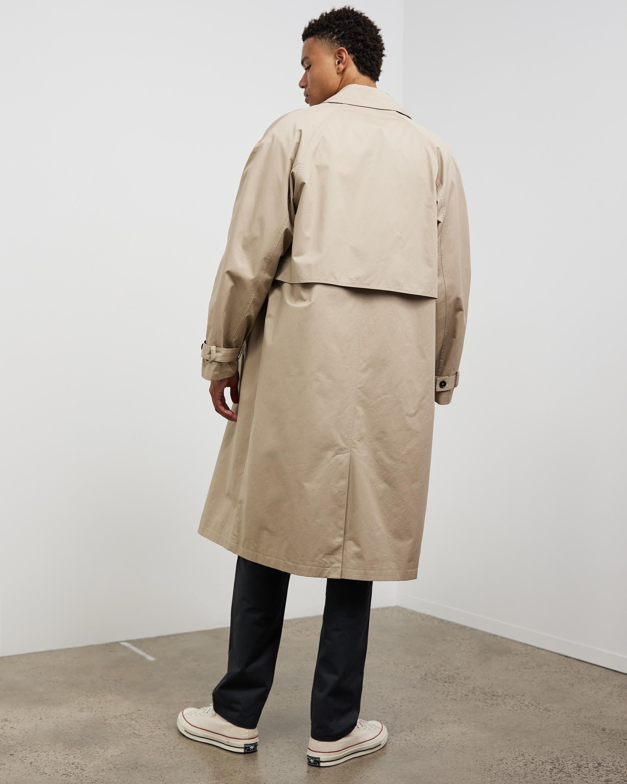 Aere Dallas Organic Cotton Trench Coat Airrobe