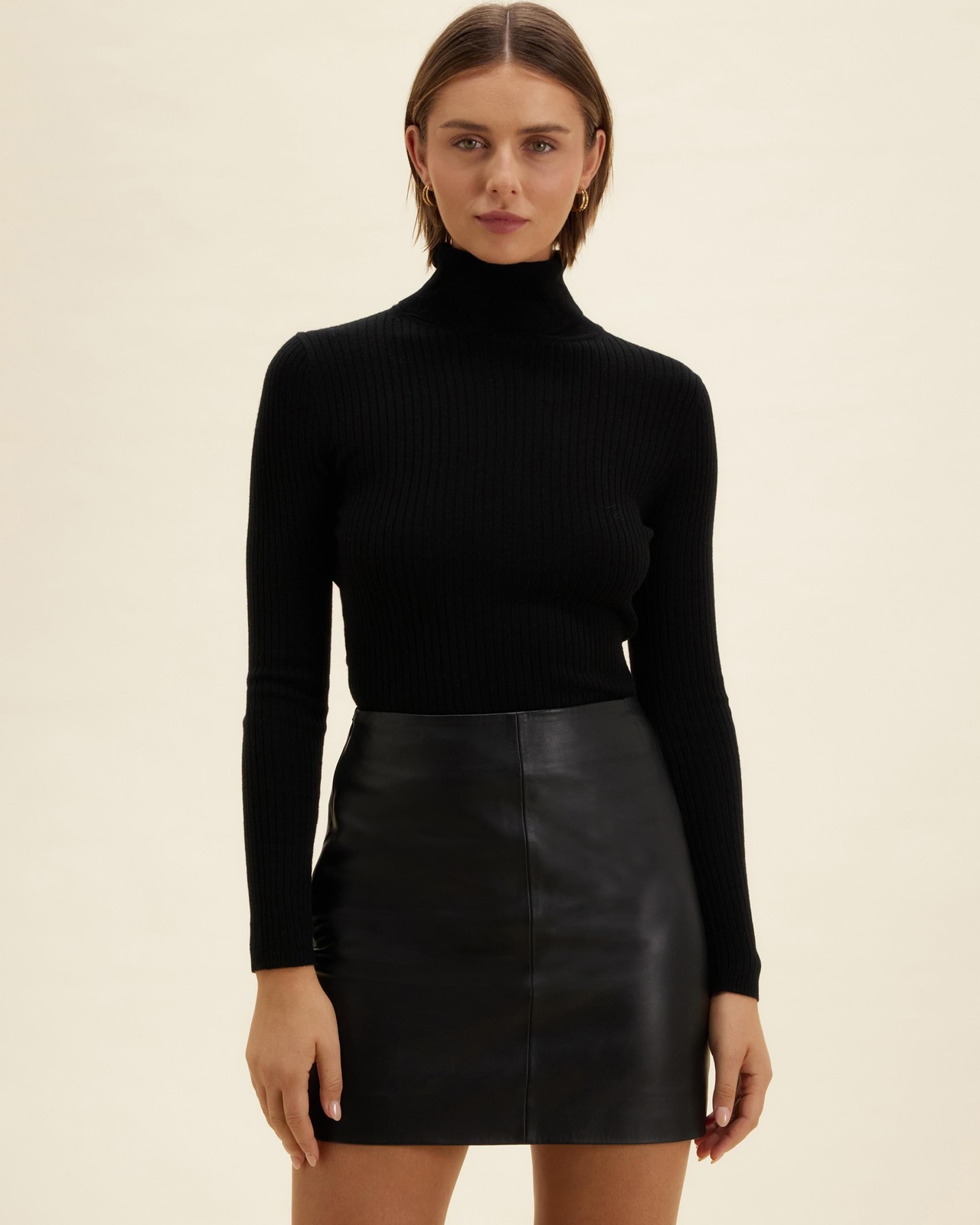 Minima Esenciales Ester Roll Neck Wool Knit - AirRobe