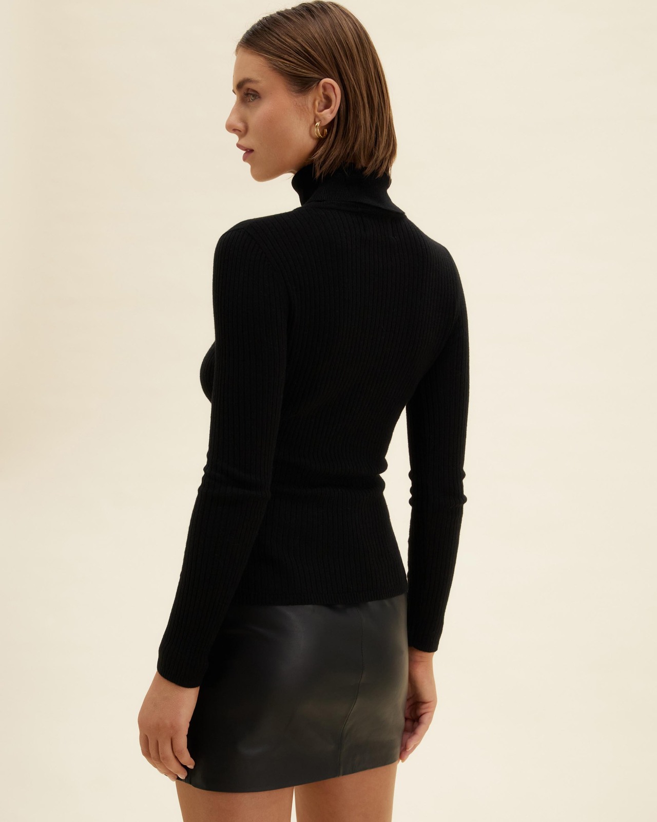 Minima Esenciales Ester Roll Neck Wool Knit - AirRobe