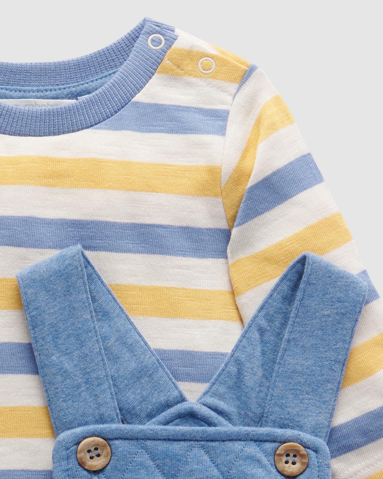 Purebaby Quilted Overall Set - Babies-Kids - AirRobe