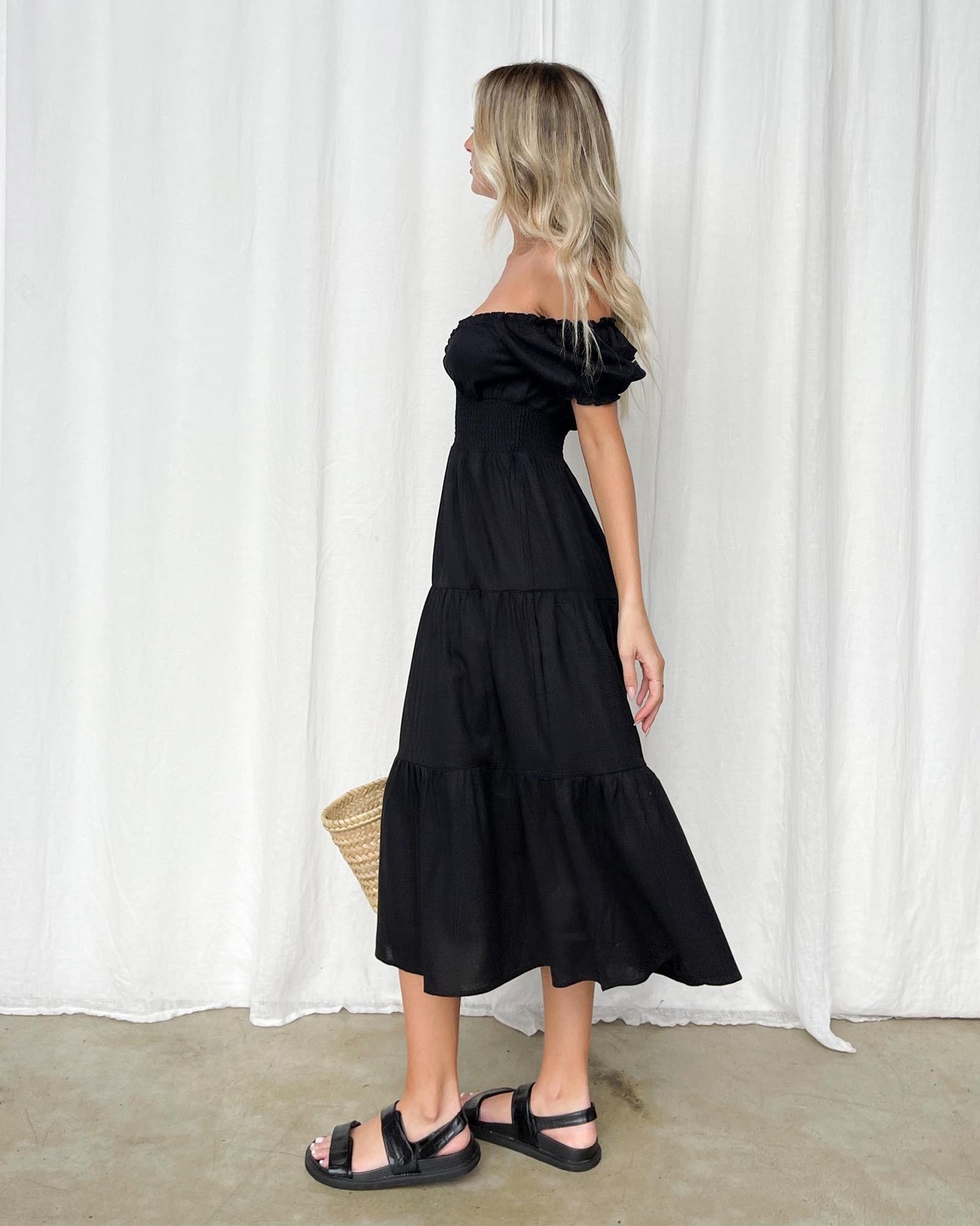 Dazie Pinot Grigio Midi Dress - AirRobe