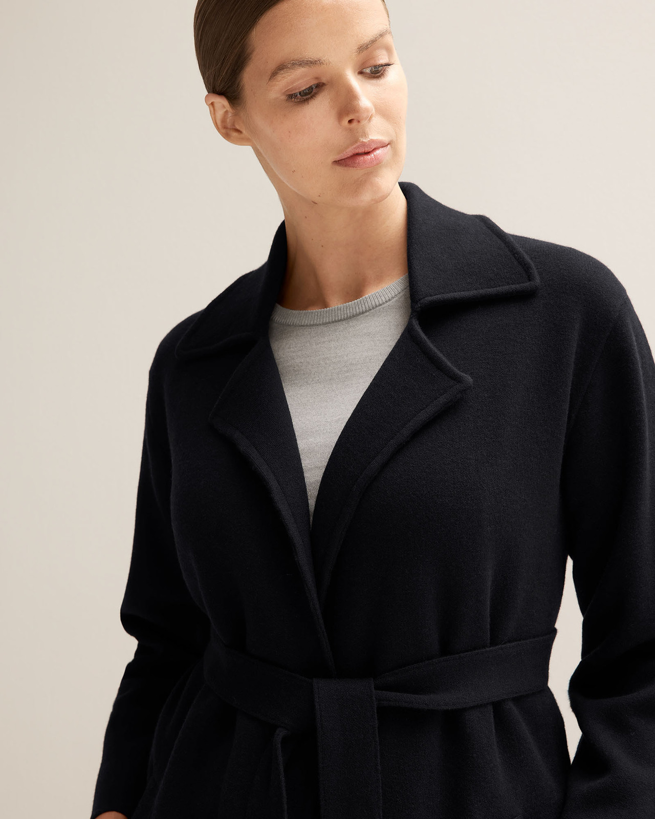 Trenery Double Knit Belted Coat - AirRobe