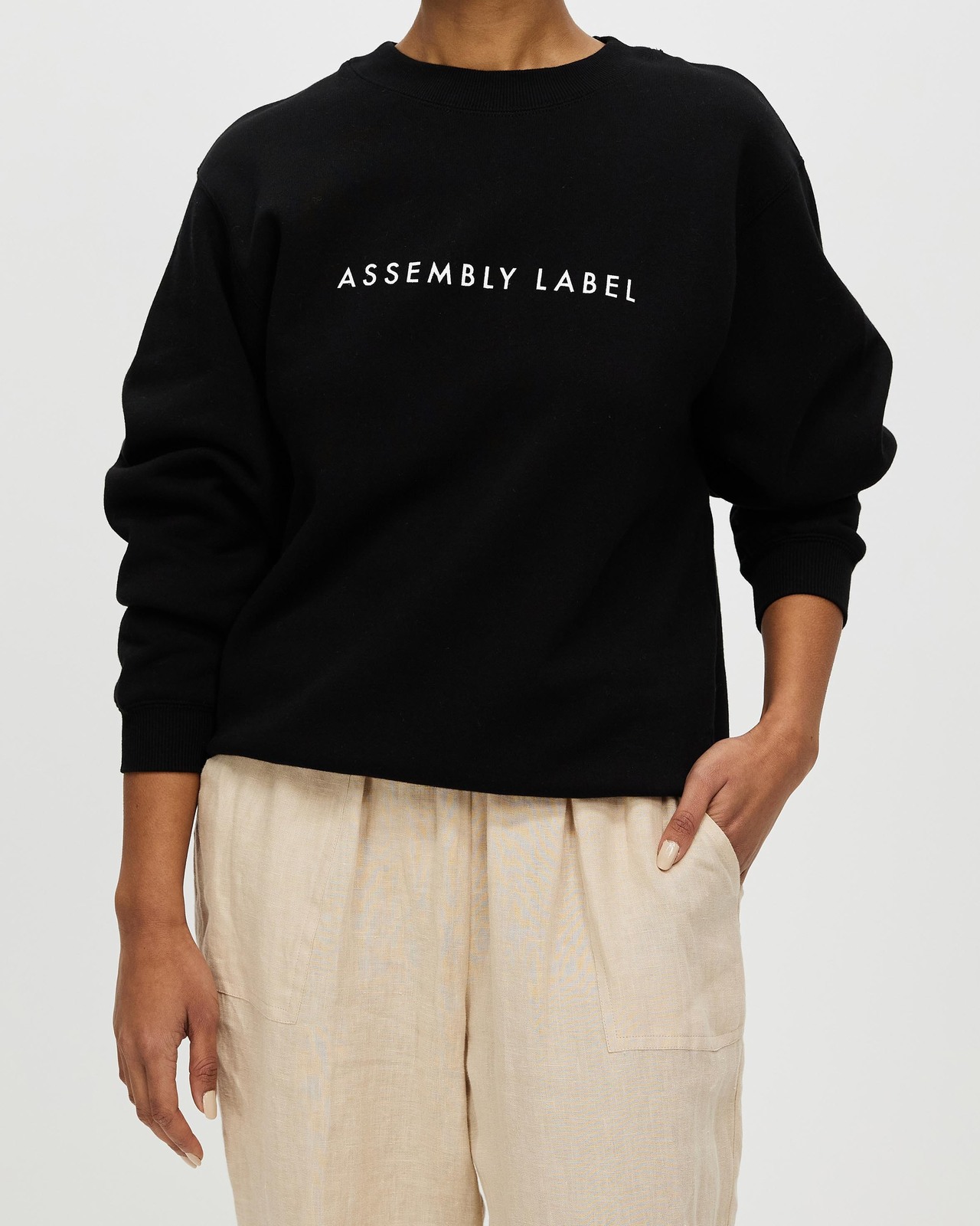 Assembly Label Logo Fleece Sweater - AirRobe