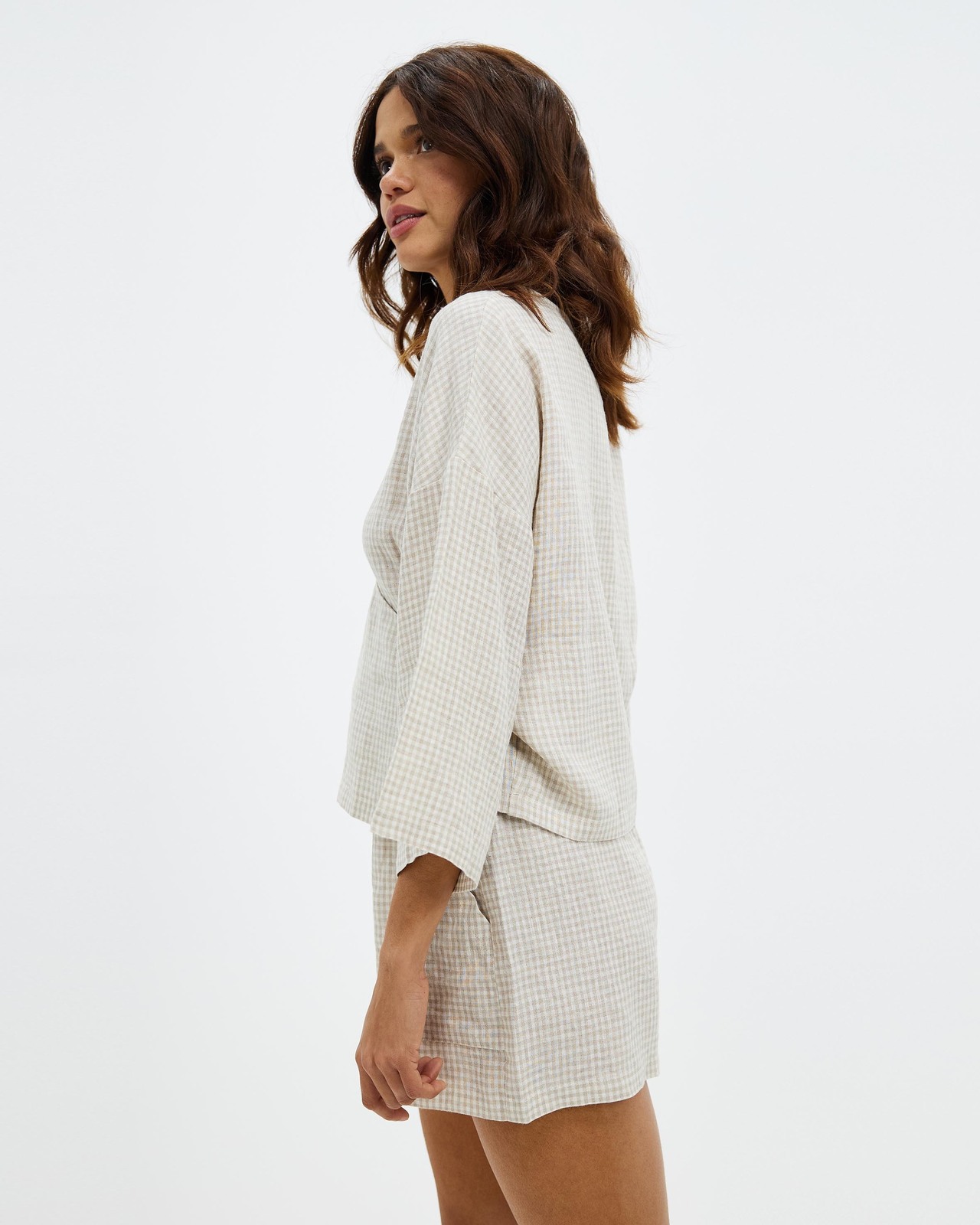 Linen Wrap Top Airrobe