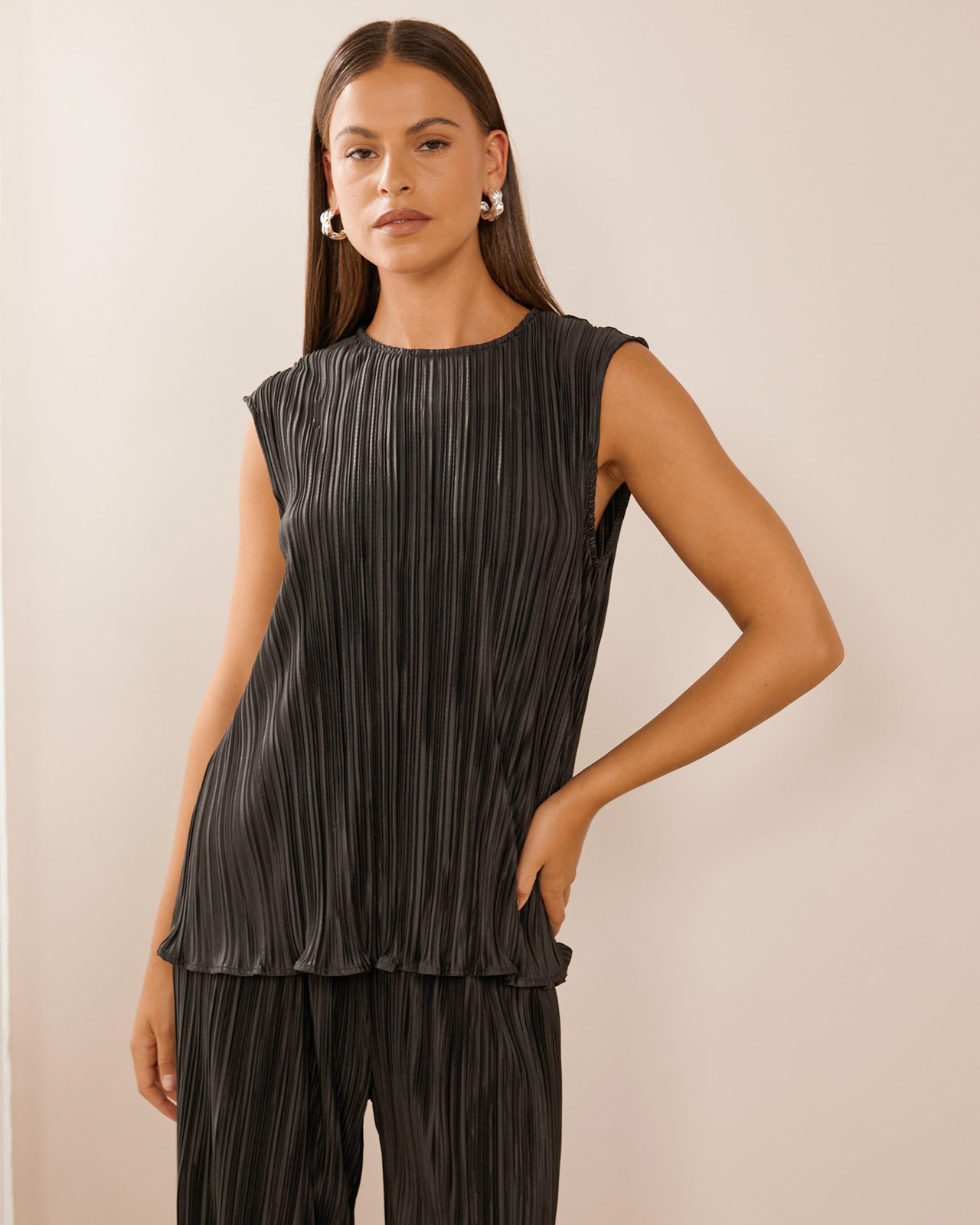 Atmos&Here Cosette Plisse Top - AirRobe