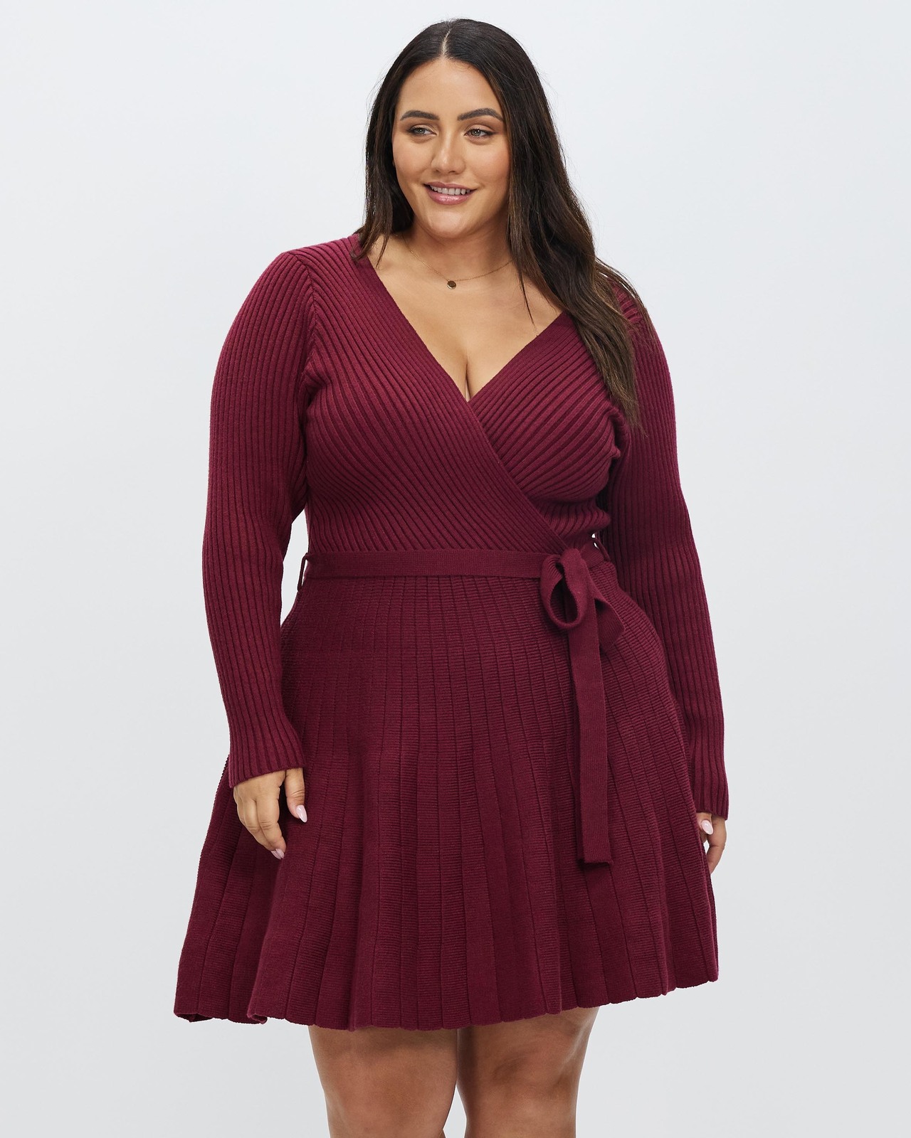 Atmosandhere Curvy Aria Long Sleeve Mini Dress Airrobe