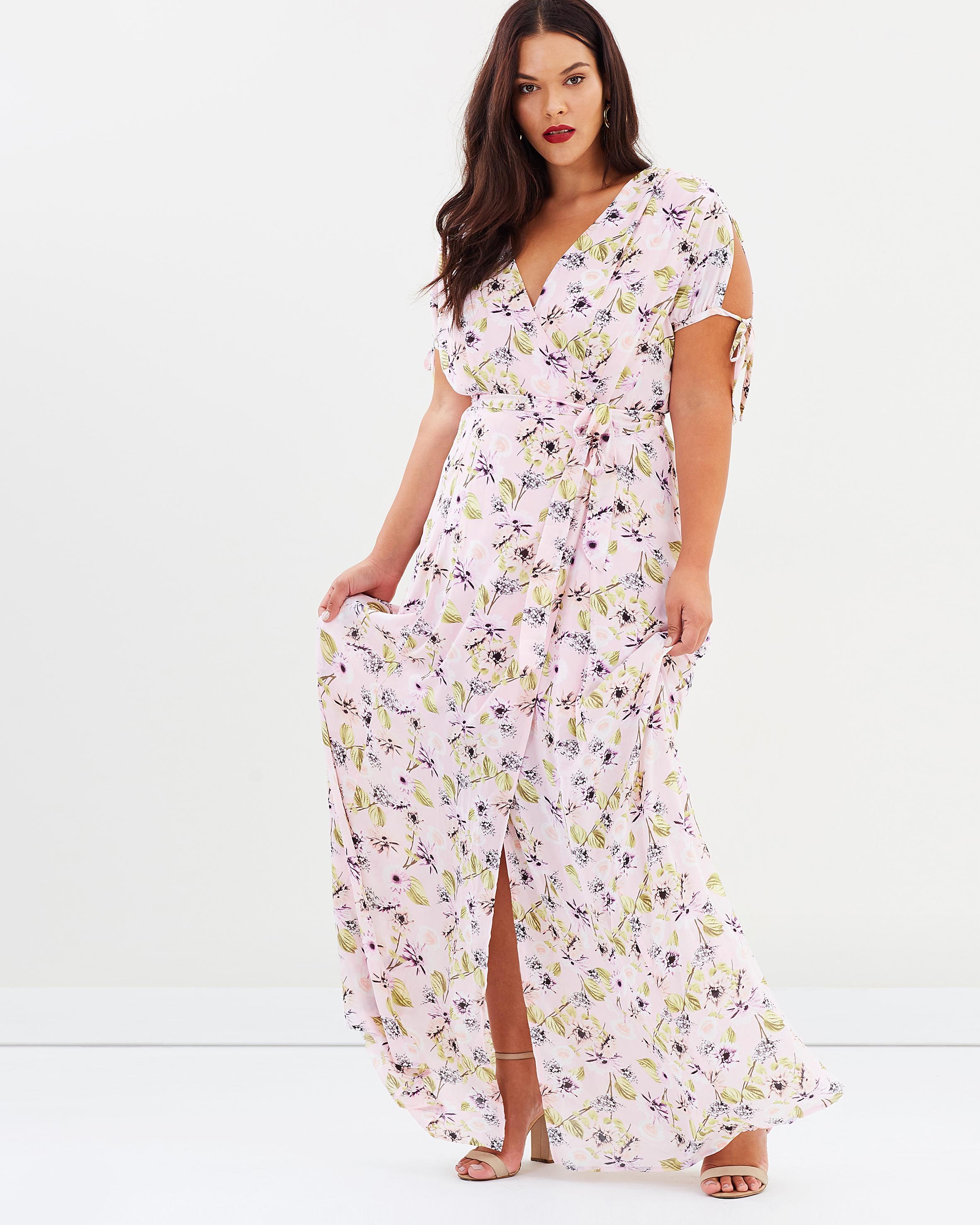 Alya Wrap Maxi Dress - AirRobe