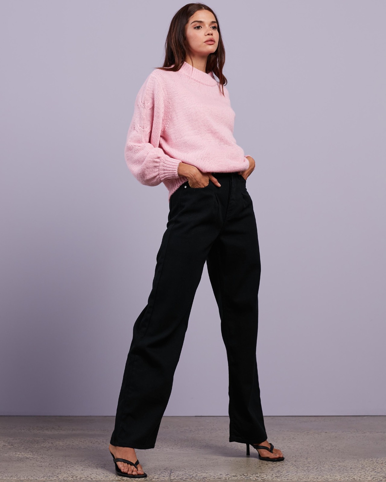 Dazie The Wanderer Pleated Wide Leg Jeans - AirRobe