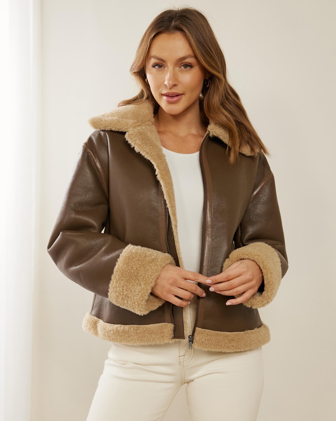 Maverick Shearling Jacket - AirRobe