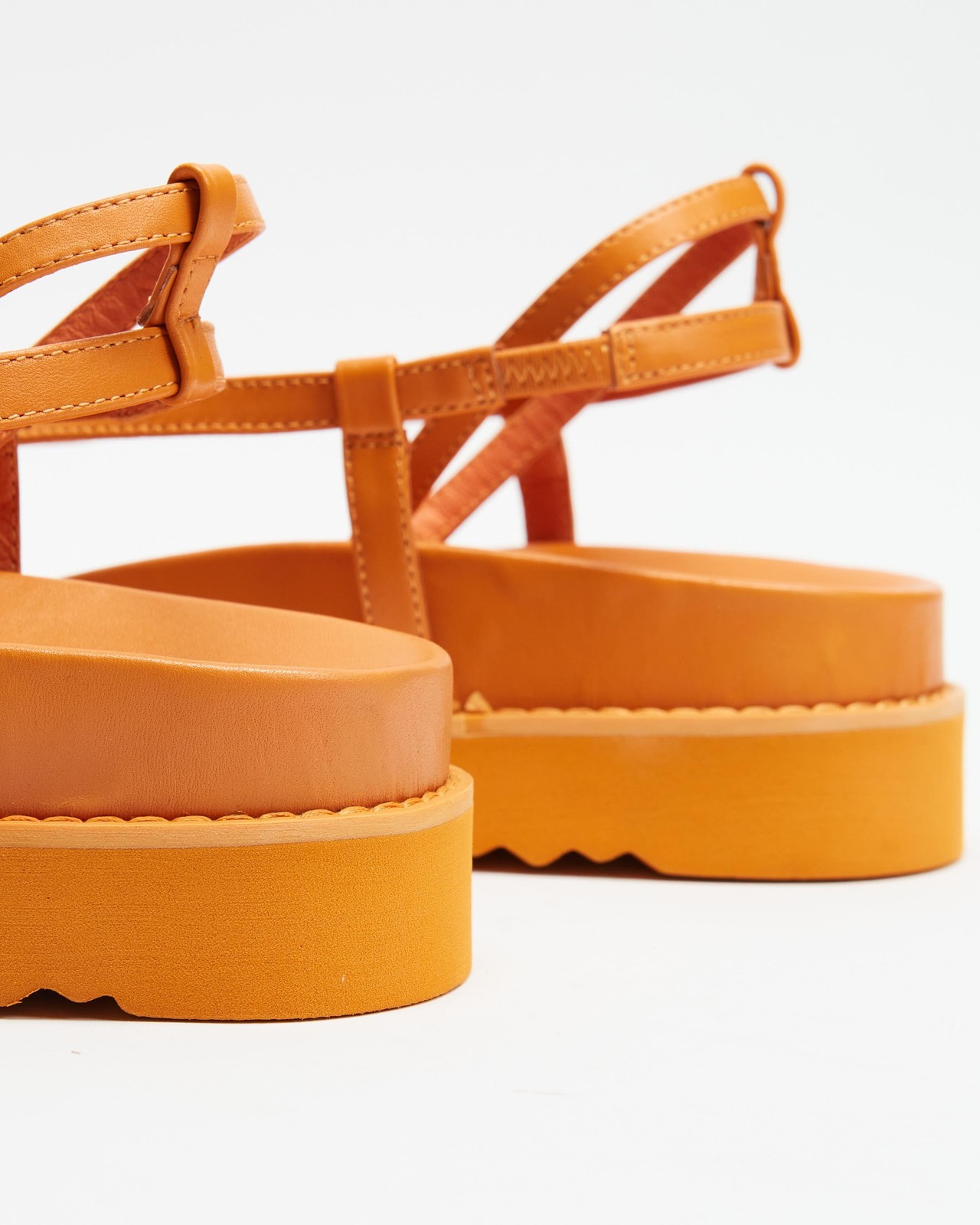 Ankle Strap Leather Thong Sandals Airrobe