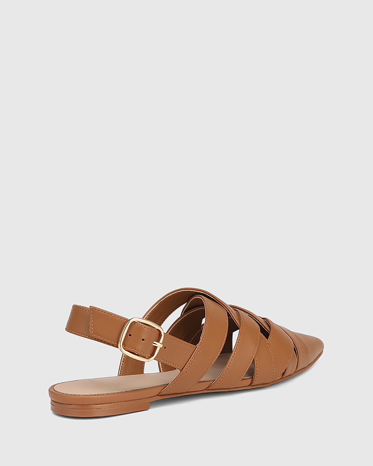 Collett Leather Slingback Flats - AirRobe