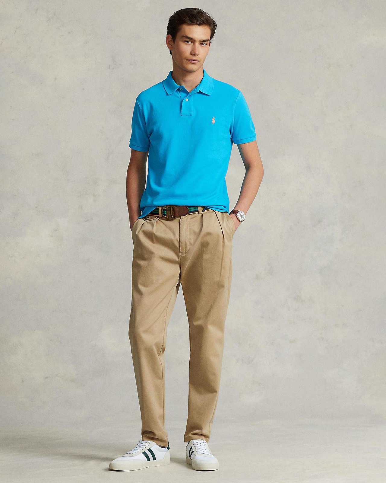 Polo Ralph Lauren Custom Slim Fit Mesh Polo Shirt - AirRobe