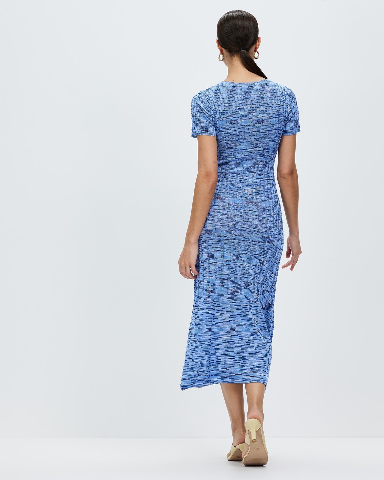 Third Form Horizon Knit Flare Out Midi Dress - AirRobe