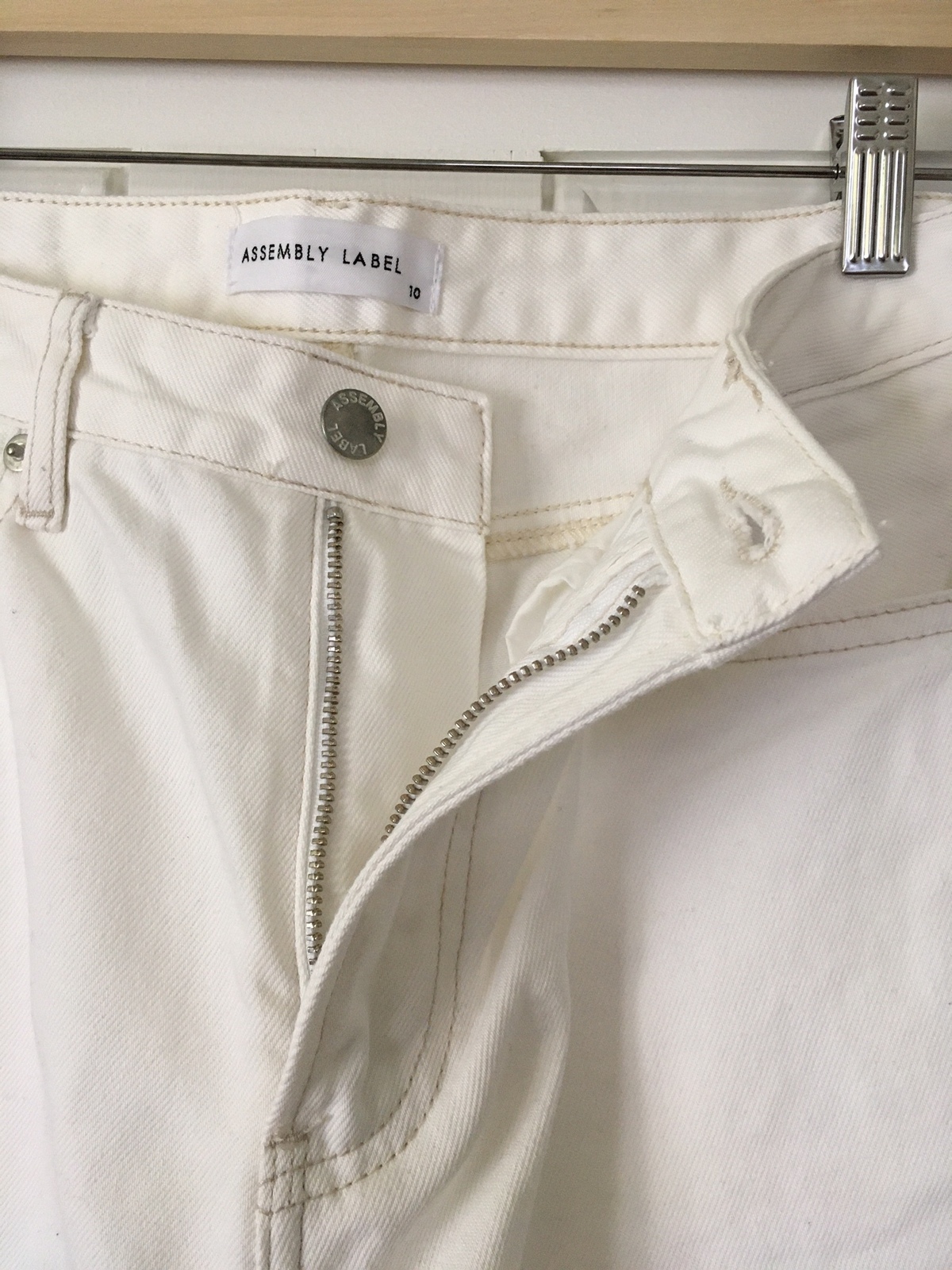 Assembly Label Wide-leg Cropped Jeans - AirRobe
