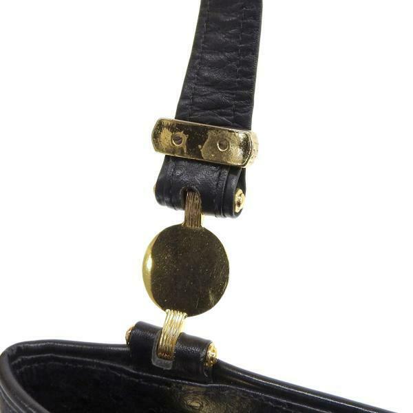 Versace Sunburst Logo Leather Shoulder Bag - AirRobe