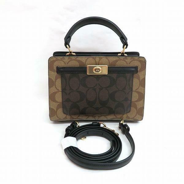 Coach Signature Mini Lane Top Handle Bag - AirRobe