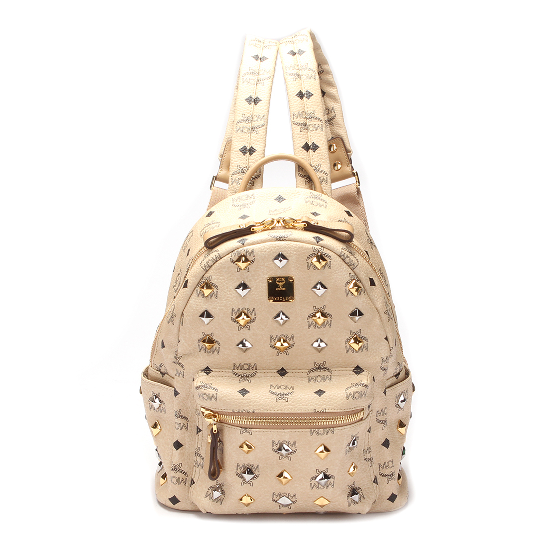 MCM Visetos Studded Stark Backpack - AirRobe