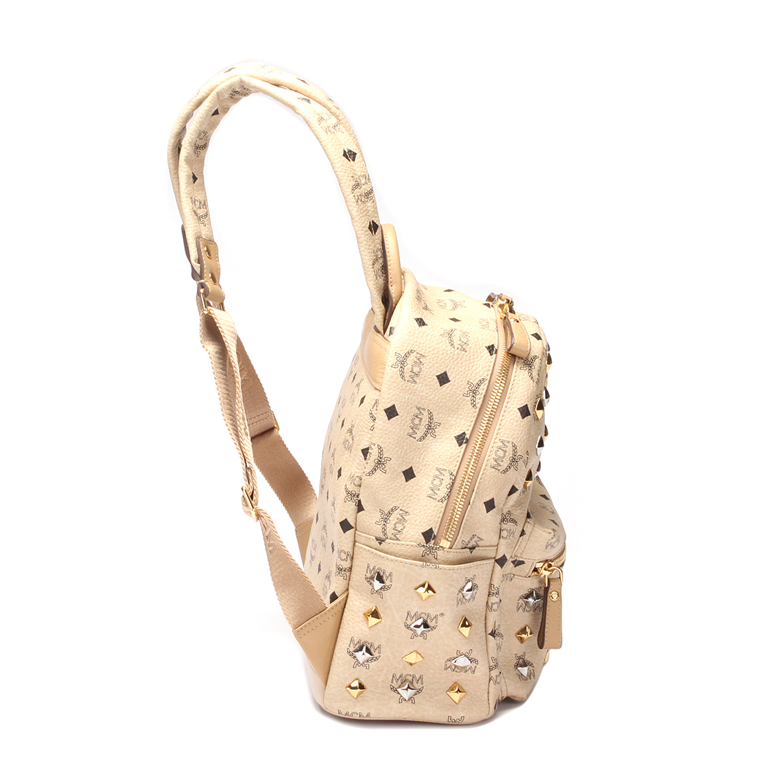 MCM Visetos Studded Stark Backpack - AirRobe