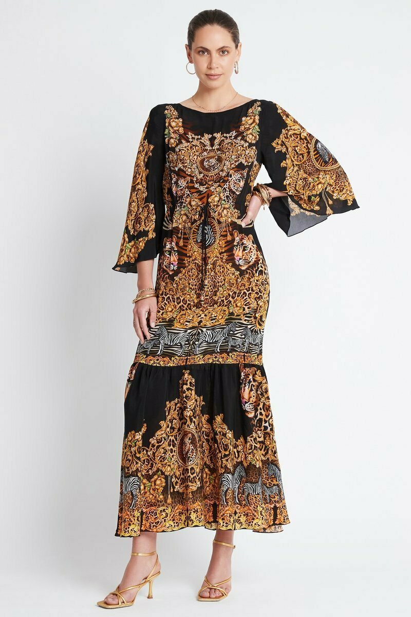 Czarina GOLDEN LADY COCKTAIL MAXI DRESS - AirRobe