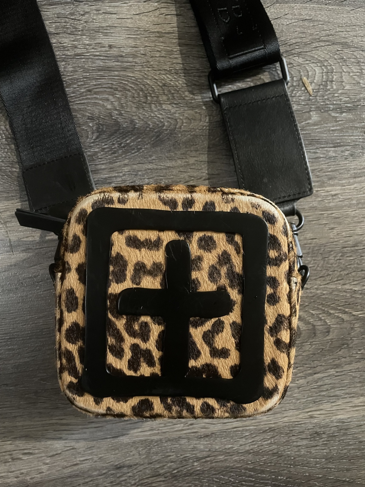 Ksubi Kube leopard print crossbody bag - AirRobe